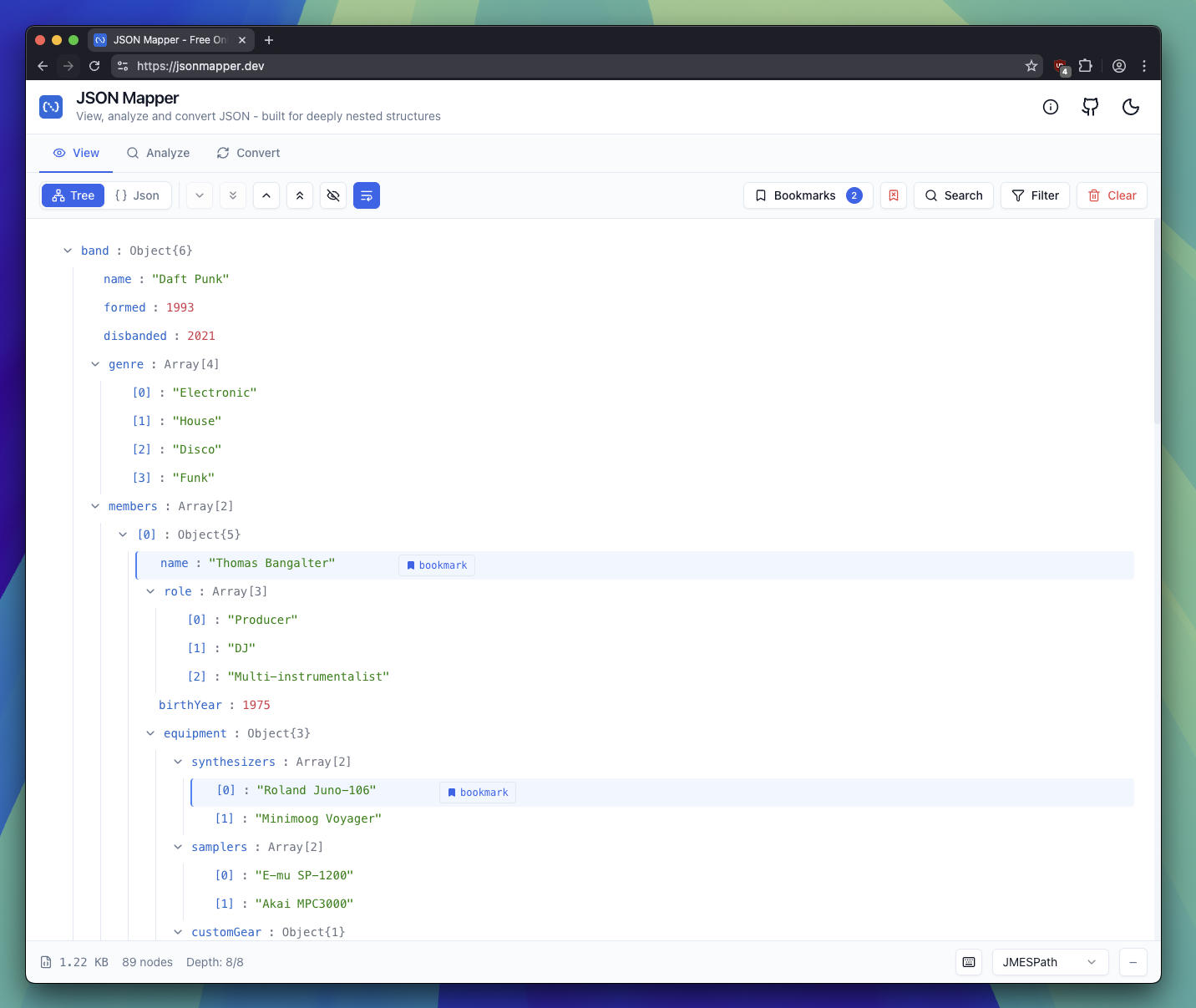 JSON Mapper - Free Online JSON Viewer, Editor & Path Extractor ...